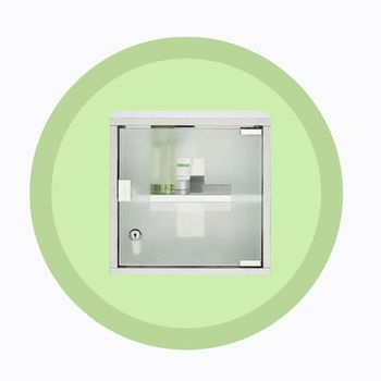 Stylish Metal & Glass Medicine Boxes Ghana – napev